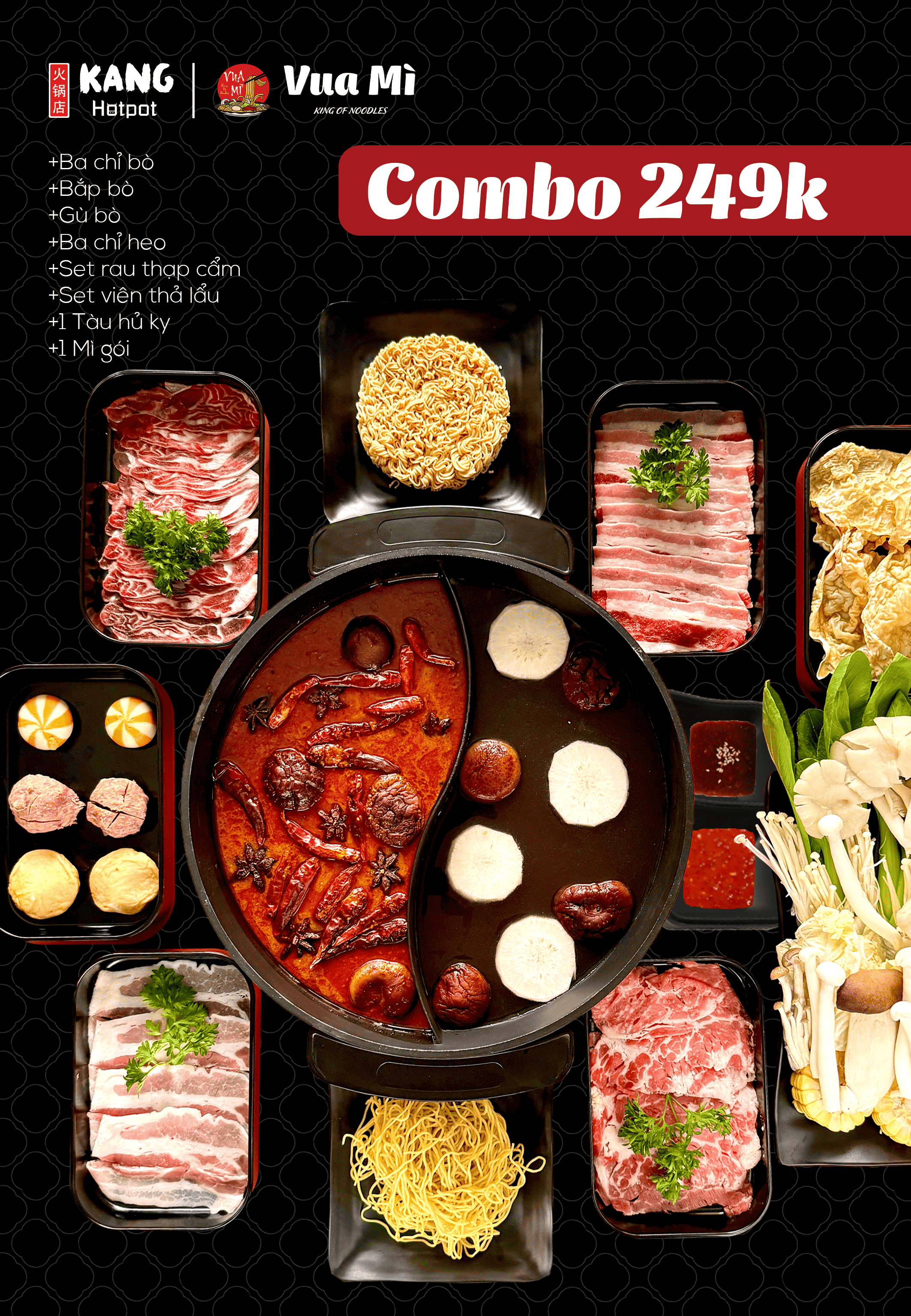MENU KANG HOTPOT – Vua Mì Bò